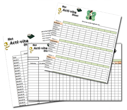 Gebruik de sport logboeken stap 4 - Acti-vita